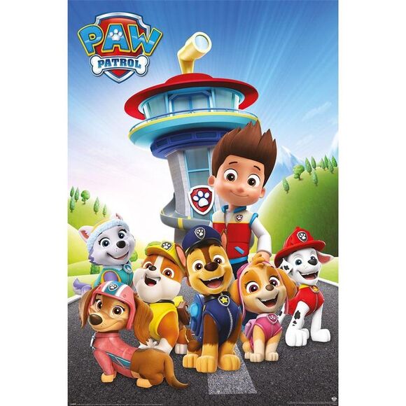Paw Patrol | Art | Paw Patrol Ready For Action Poster Multicolored ...